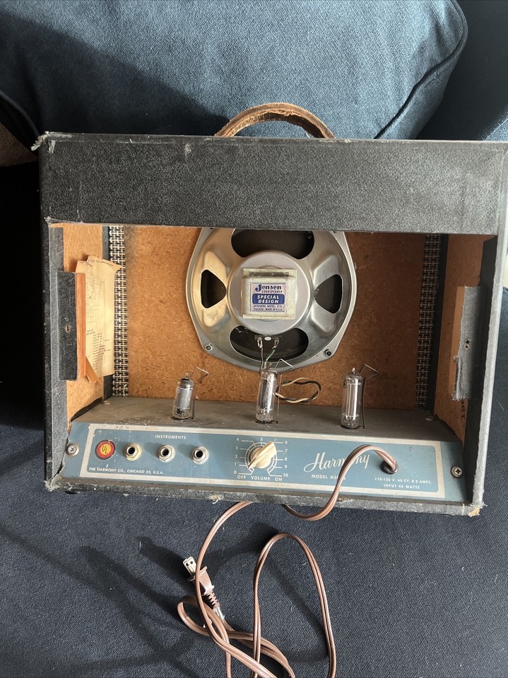 vintage harmony amp H303B | eBay