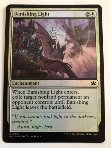 MTG Bloomburrow Banishing Light Foil 0001 NM | eBay