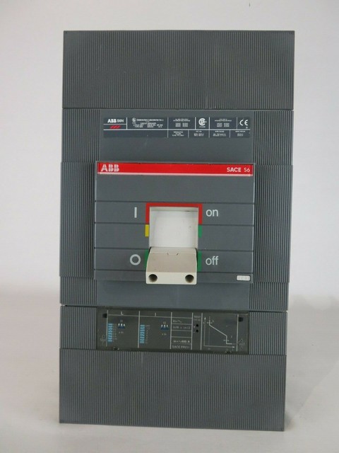ABB S6n SACE S6 3 Pole 600 Amp XR 2059 Circuit Breaker for sale online ...