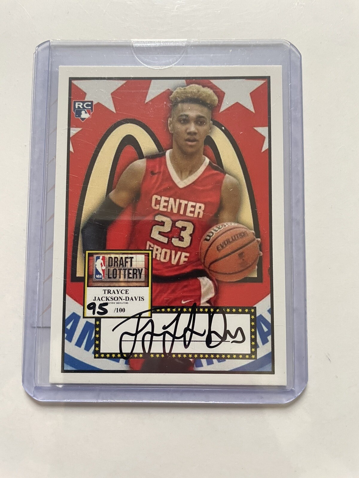 2021 Topps TRAYCE JACKSON DAVIS Rookie Auto /100 NRMT/MT Red Jersey | eBay