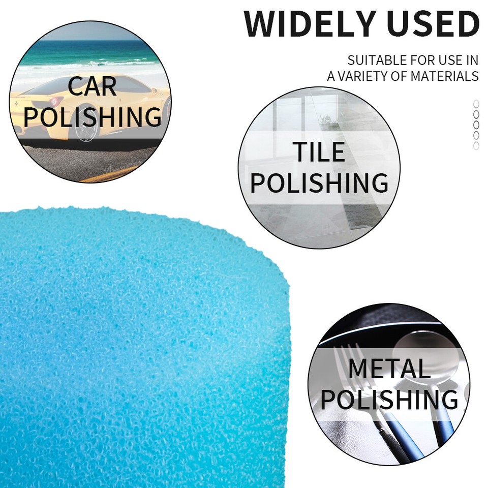 1Inch 20Pcs Sponge Buffing Polishing Pads Waxing Buffer Tools For Car ...