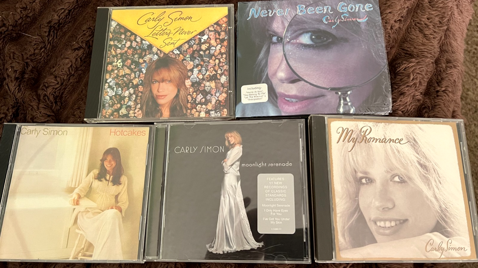6 CARLY SIMON CDs Hotcakes Moonlight Serenade NOIR Romance Been Gone ...
