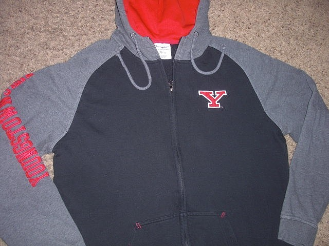 YSU Youngstown State University FULL ZIP Champion Hoodie Sweatshirt men ...