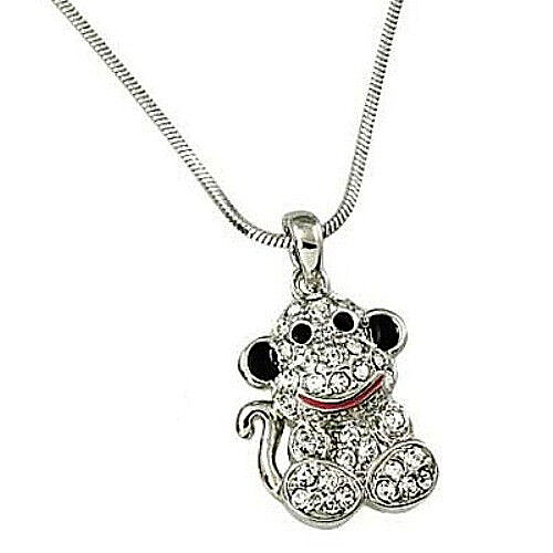 Cute Little Monkey 3D Pendant Necklace Monkey Horoscope Zodiac Sign | eBay