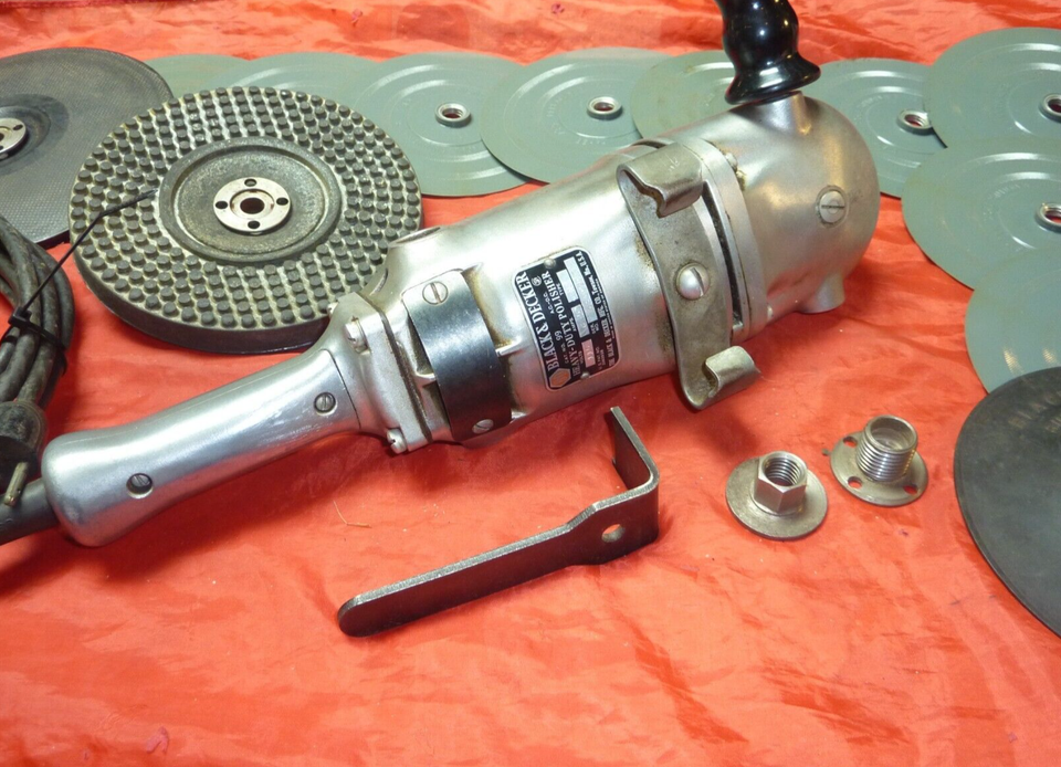 Vintage Black & Decker Auto Body Polisher With many extras! Very Nice ...