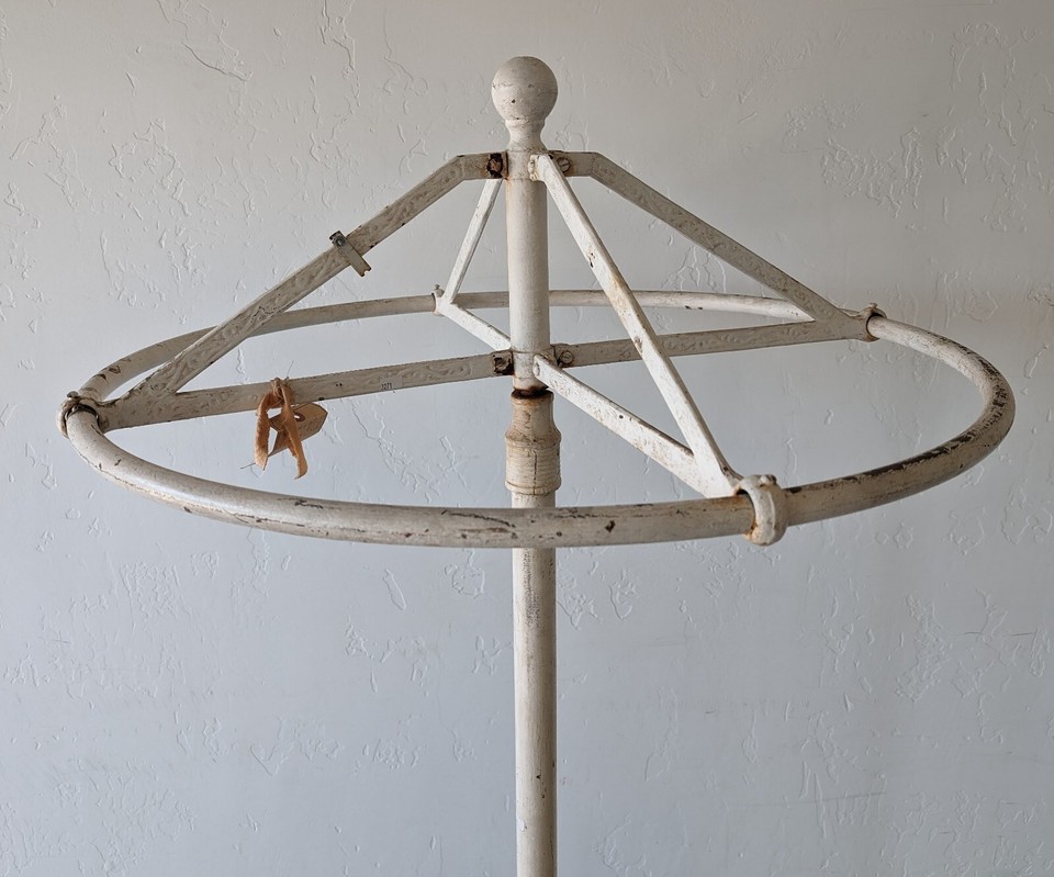 ANTIQUE 1920'S CAST IRON REVOLVING CIRCULAR CLOTHING RACK | eBay