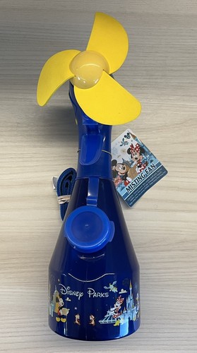 Walt Disney World Parks Misting Water Spray Bottle Fan with Blue ...
