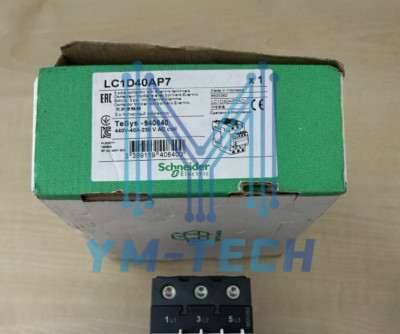 SCHNEIDER ELECTRIC LC1D40AP7 3 Pole Contactor GB/T14048.4 | eBay