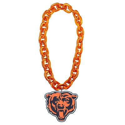 FanFave NFL Chicago Bears Head Fan Chain Magnet Orange Chain | eBay