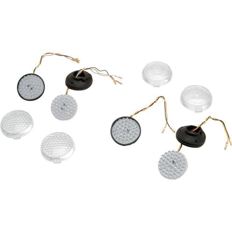 Drag Specialties - 2060-0014 - LED Turn Signal Conversion Kit for OEM ...