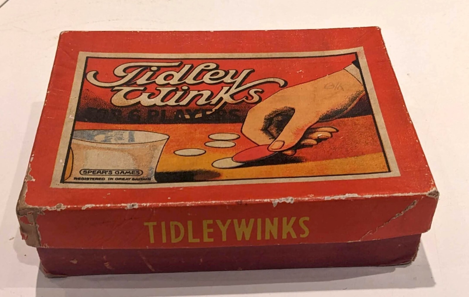 VINTAGE TIDDLYWINKS-SPEARS GAMES-COMPLETE with WINKS-ORIGINAL BOX-Upto ...