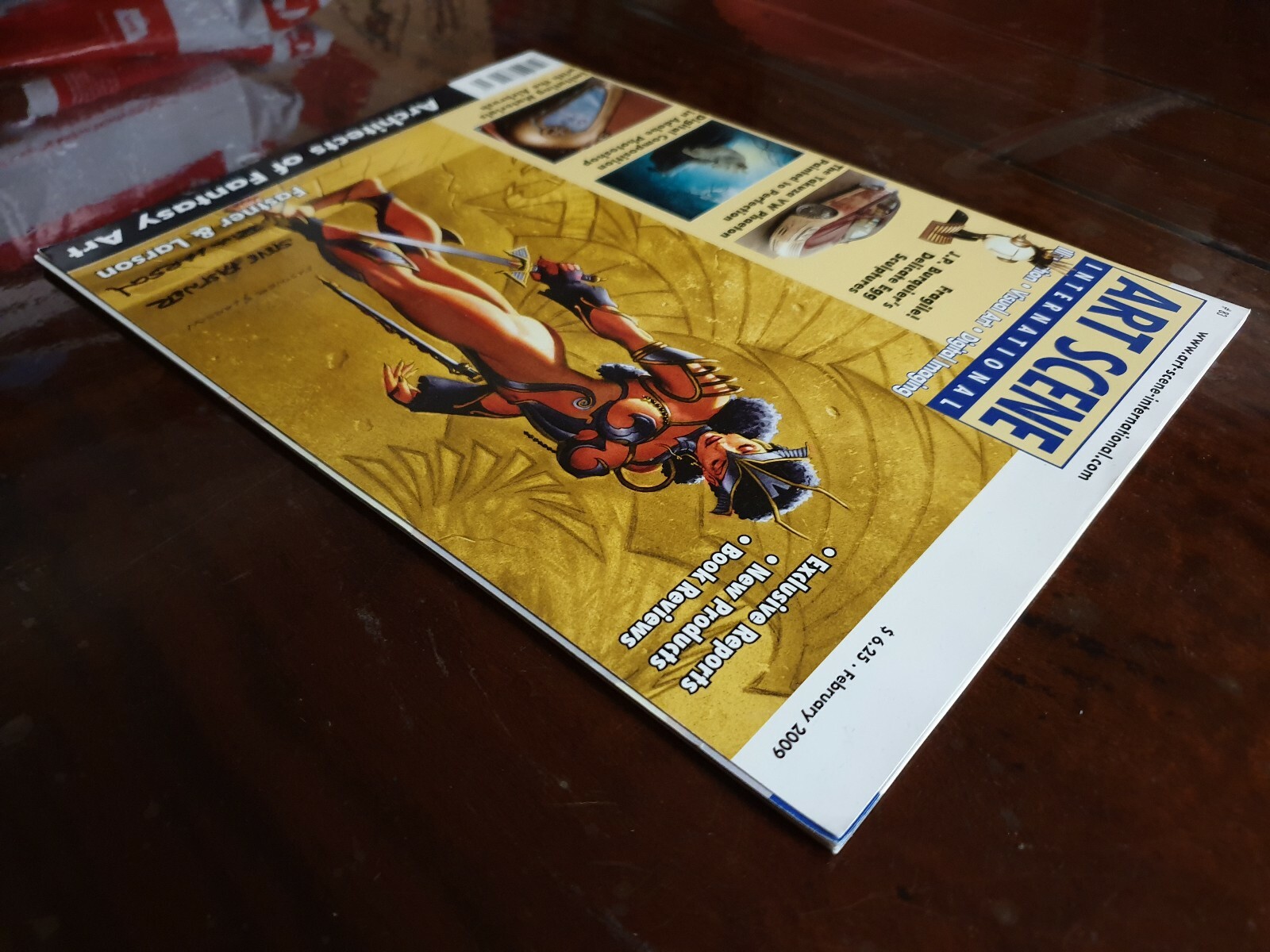 FASTNER & LARSON 2/09 ART SCENE INTERNATIONAL Magazine COVER FEATURE ...