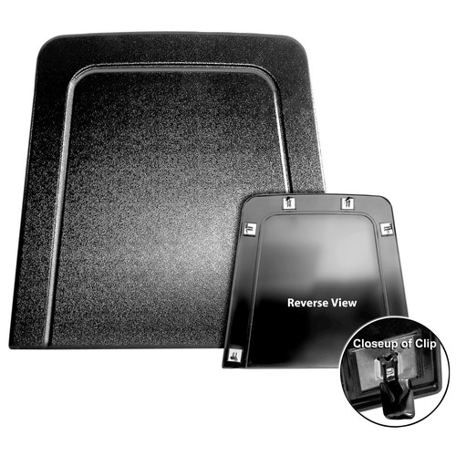 1968 1969 1970 Mustang Front Seat Back Panel Black Plastic w/Clips New ...