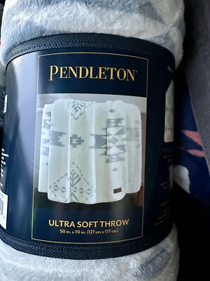 Pendleton Ultra Plush Fleece Sherpa Throw Blanket (50x70”) New | eBay