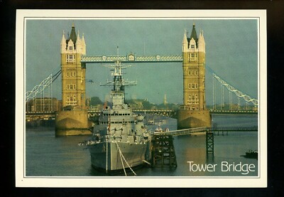 Ship postcard Chrome Thomas & Benacci Ltd A28 Military Ship Tower ...