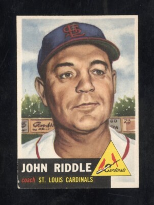 1953 Topps #274 John Riddle - EX - St. Louis Cardinals - TOUGH CARD ...