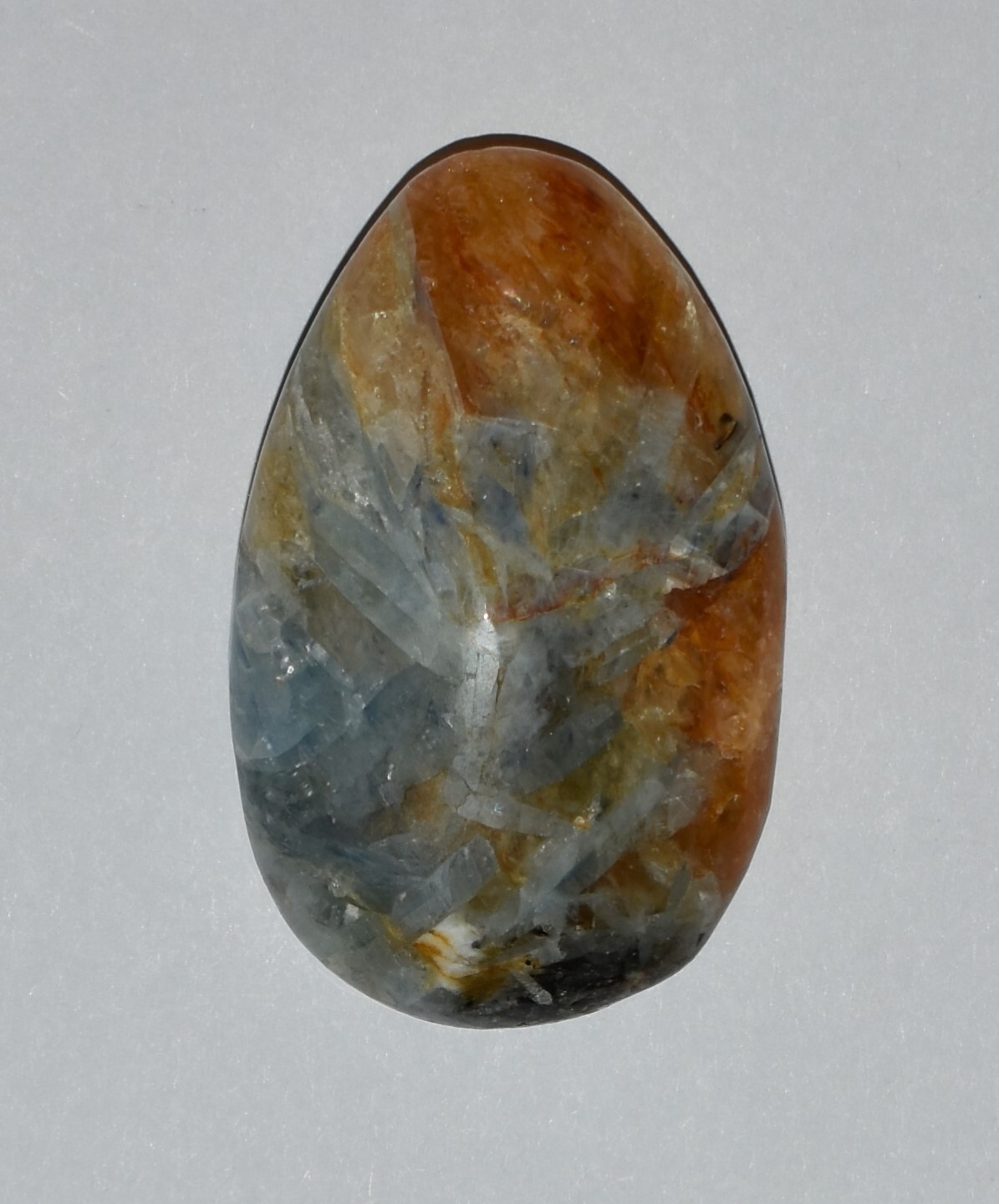 Kyanite Blue & Gold Crystal Rare from North Carolina Hand Carved ...