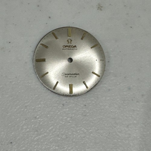 Omega Dial White 29.5mm Authentic Original Missing 3 O’clock Marker | eBay