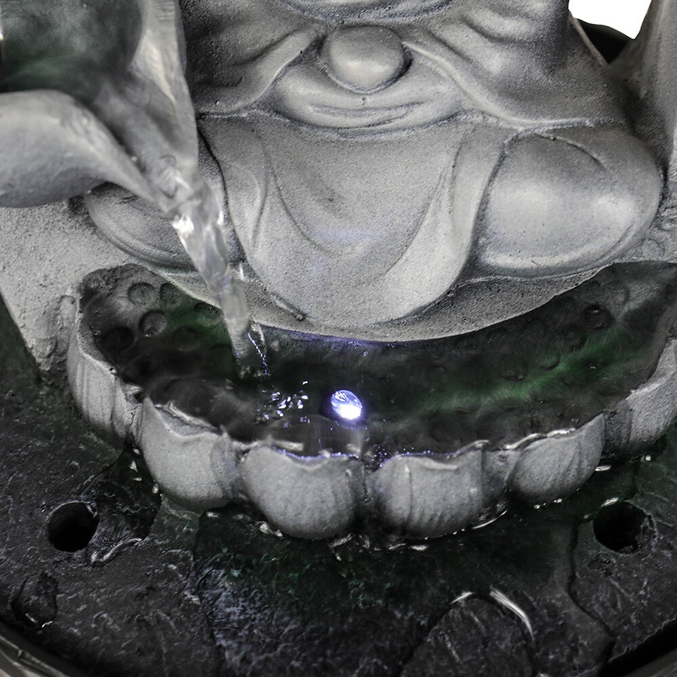 Fengshui Buddha Indoor Water Fountain for Zen Living Room Decoration ...