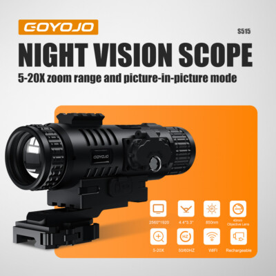 Digital Night Vision Scope, HD 5-20X Hunting Night Vision Optics ...