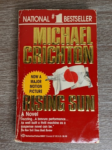 Rising Sun - Mass Market Paperback By Michael Crichton - Good Condition ...