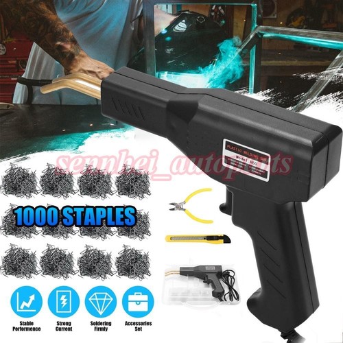 Hot Stapler Car Bumper Fender Fairing Welder Gun Plastic Repair Kit ...