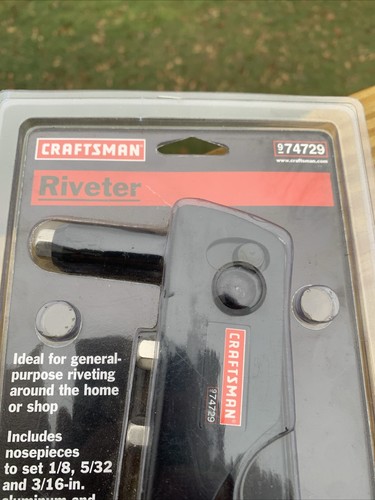 Vintage Craftsman 9-74729 Riveter Rivet Riveting Gun Tool New Old Stock ...