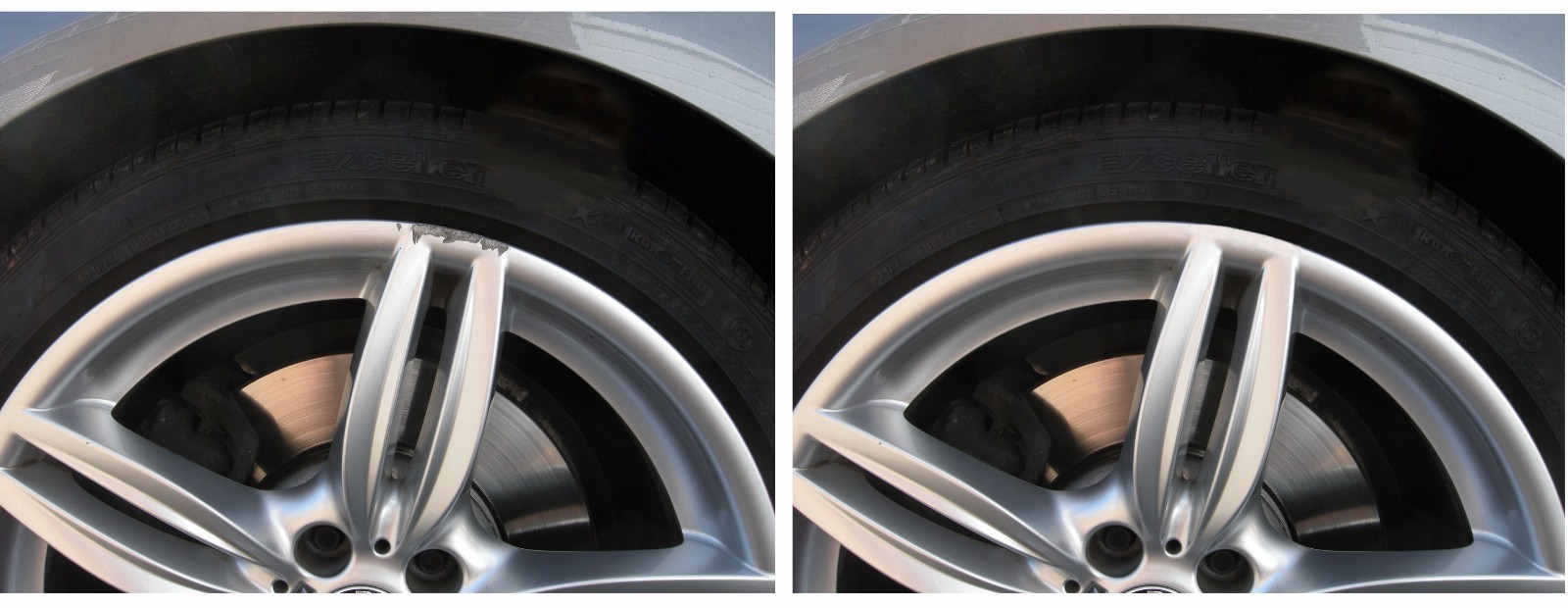 Car Silver Alloy Wheel Touch Up Repair Kit Minor Scuff Scrape Kerb ...