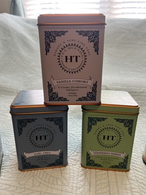 10 EMPTY Tea Tins Cans for Crafts Storage, Gifts, Flowers | eBay