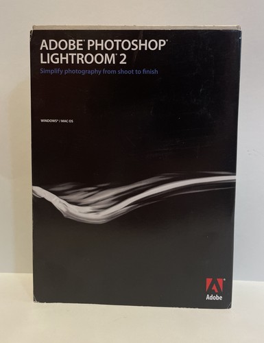 Adobe Photoshop Lightroom 2 (DVD, 2008 1-Disc) Retail Version Windows ...