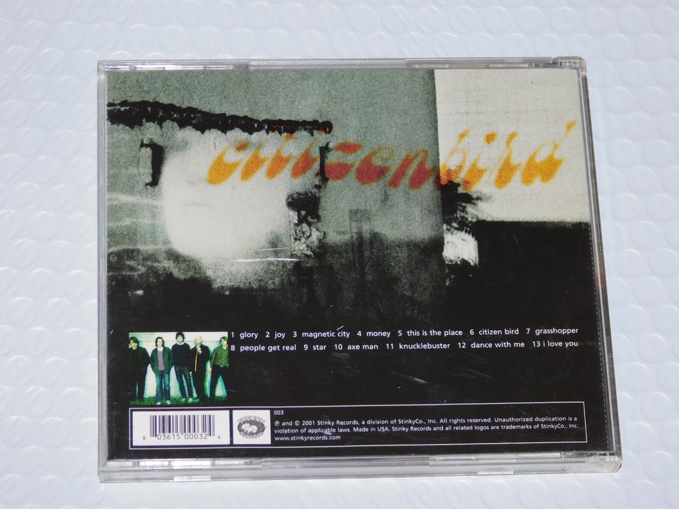 Citizen Bird Self Titled S/T CD 2002 CD Autographed Free Shipping ...