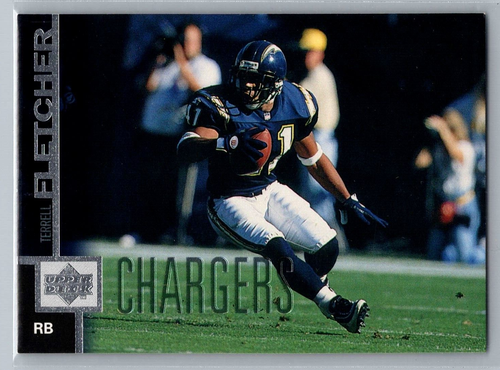 1997 UPPER DECK CARD # 111 Terrell Fletcher - San Diego Chargers | eBay