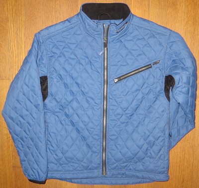 Obermeyer womens juniors 12 blue quilted jacket~EUC! NWOT! | eBay