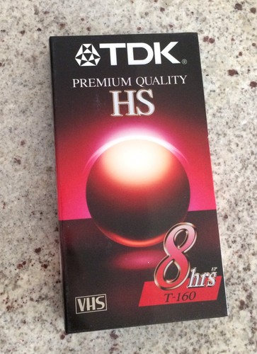 TDK T120 Premium Quality HS VHS Video Cassette Tape - 6 hours EP - 120 ...