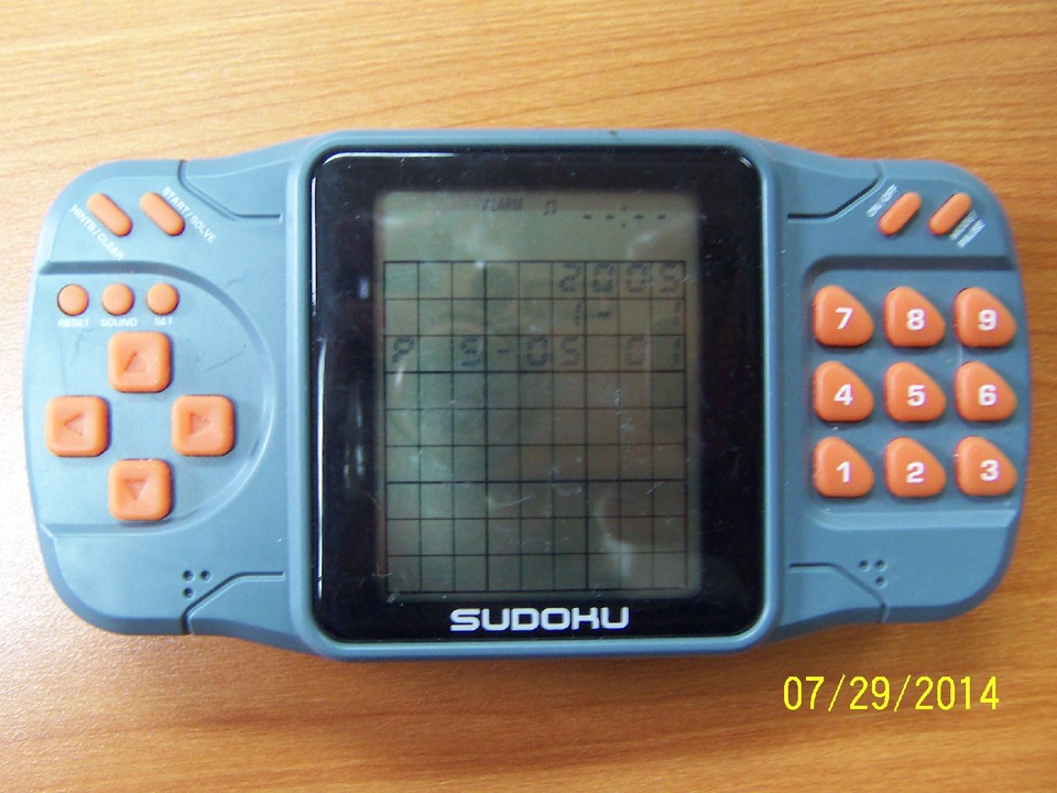 Two hand held battery operated games: SUDOKU and CONNECT 4, with ...