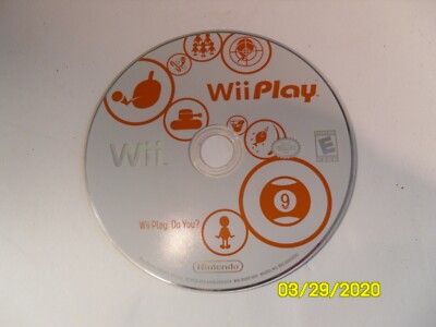 Nintendo Wii Play Disk Only UNTESTED | eBay