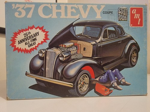 *Vintage* AMT '37 Chevy Coupe Street Rods Box Top #A137-225 | eBay