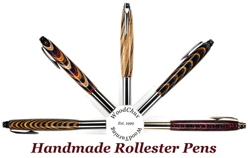 Handmade Pen Rollester With Cap Wood Wooden Many Options Made In USA ...