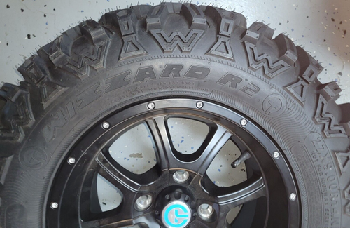 KUBOTA RTV X900 1100 1120 1140 TIREs WHEELs RIMs 27x9R-14 Wizzard R-2 4 ...