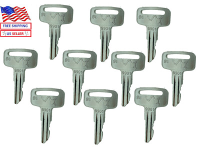 10 Keys Ignition Key for JLG Electric Scissor Lift 2860030 9901 | eBay