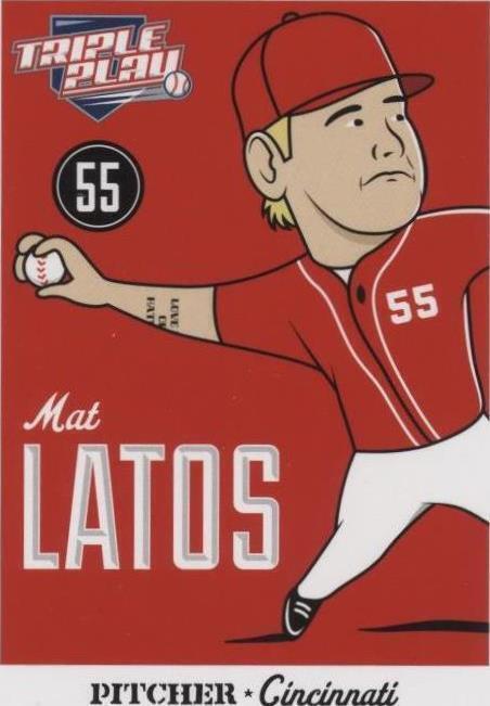 2012 Panini Triple Play - Mat Latos #21 for sale online | eBay