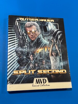 SPLIT SECOND (Blu-ray, 1992) With Slipcover Rutger Hauer, Kim Cattrall ...