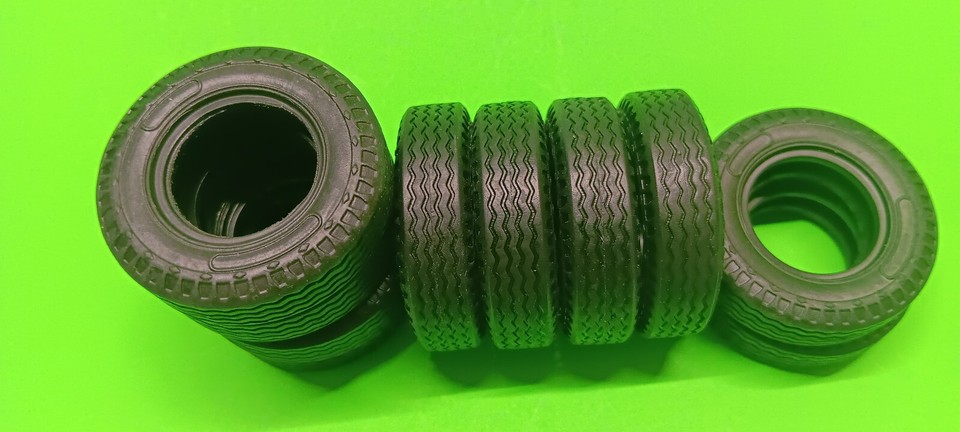 AMT Kenworth W-925 Tractor 1/25 Chrome Rim Wheel Plain Tires Custom Hi ...