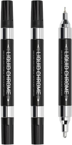 Liquid Chrome Marker Paint Marker DIY Silver Mirror Pen Any Surface ...