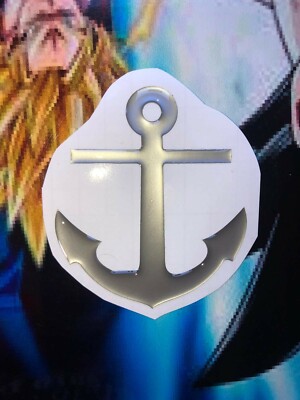 Ancla Stickers relieve, Vinyl Decals, gel Relieve, stiker 3D gris | eBay