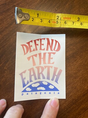New Patagonia Defend the Earth Sticker | eBay