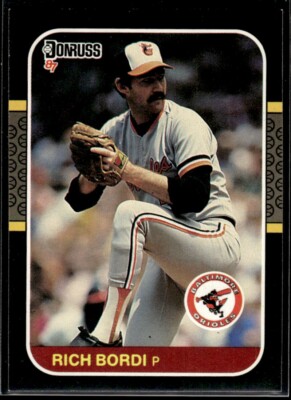 1987 Donruss #213 Rich Bordi Baltimore Orioles | eBay