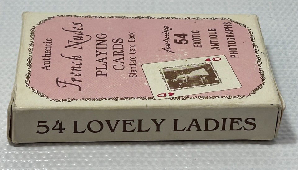 Authentic Beauty French Female Models Risque Exotic VTG Photos Playing ...