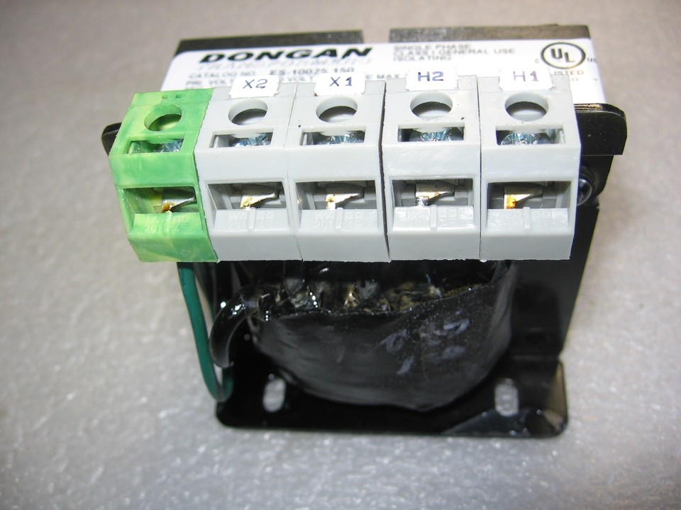 Dongan ES-10025.150 Single Phase Transformer Pri 380 / Sec 230 / .050 ...