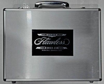 2022-2023 PANINI FLAWLESS NBA BASKETBALL EMPTY SILVER/BLACK BRIEFCASE ...